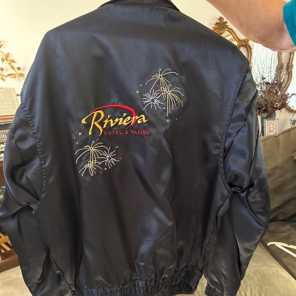 Jackets & Coats | Vintage Riviera Casino Bomber Jacket | Poshmark